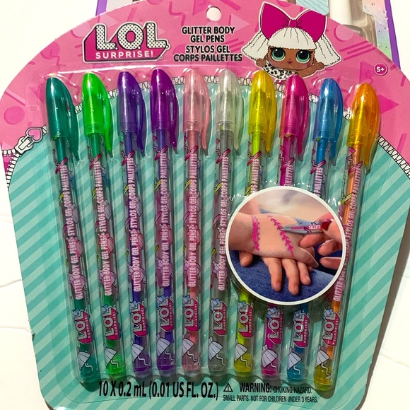 L.O.L. Surprise! | Other | Lol Surprise Glitter Body Gel Pens | Poshmark